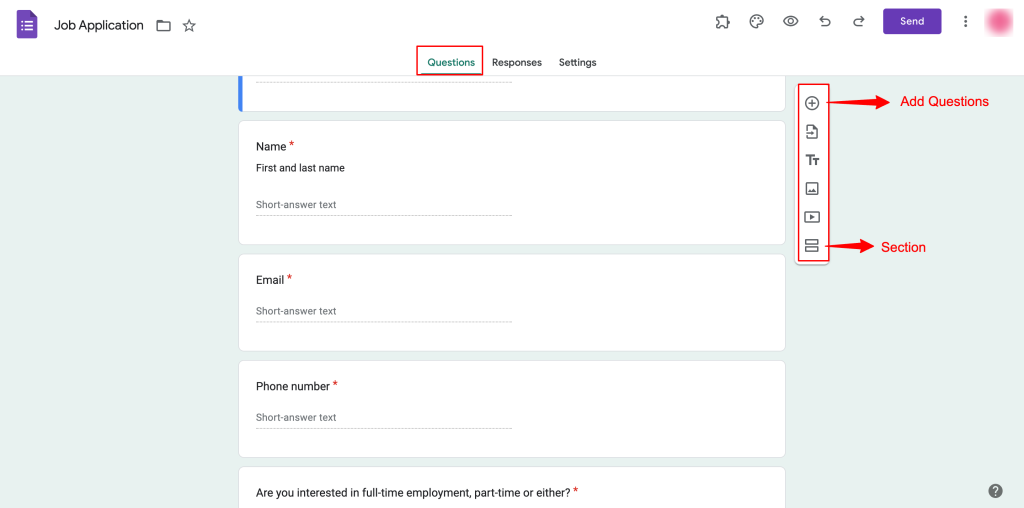 How to Create a Job Application Form using Google Forms? – [Recruitment ...